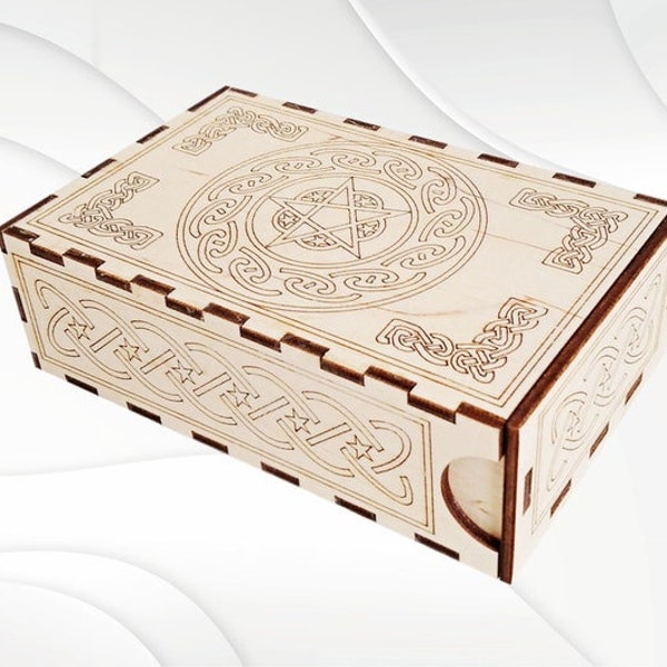 Tarot Box Template - Etsy