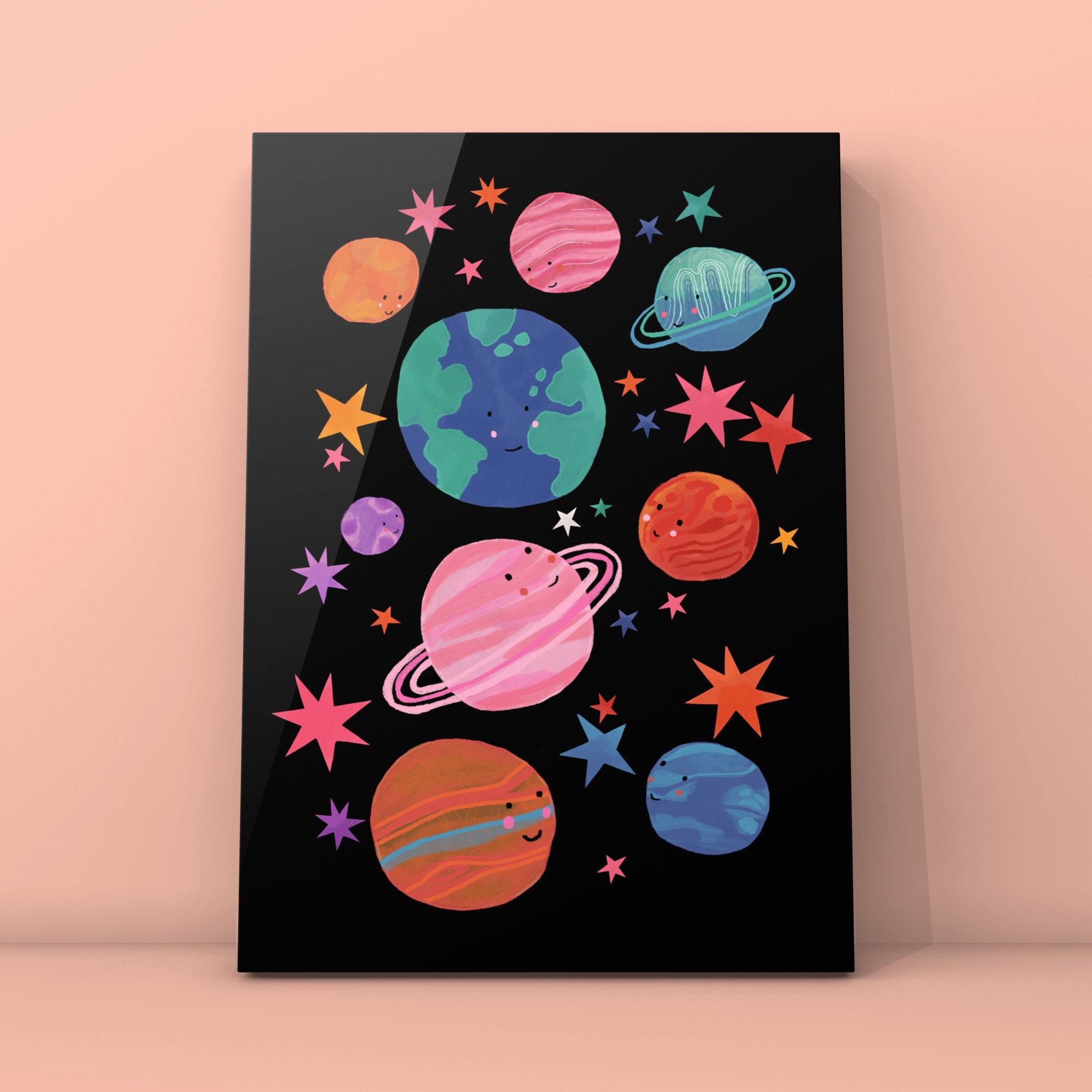 Space Jam / Planet Earth / Space / Nursery Art / Kids Room / | Etsy