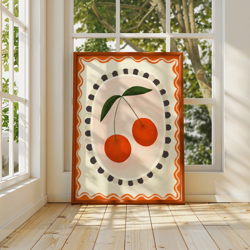 Cherry Print - Etsy