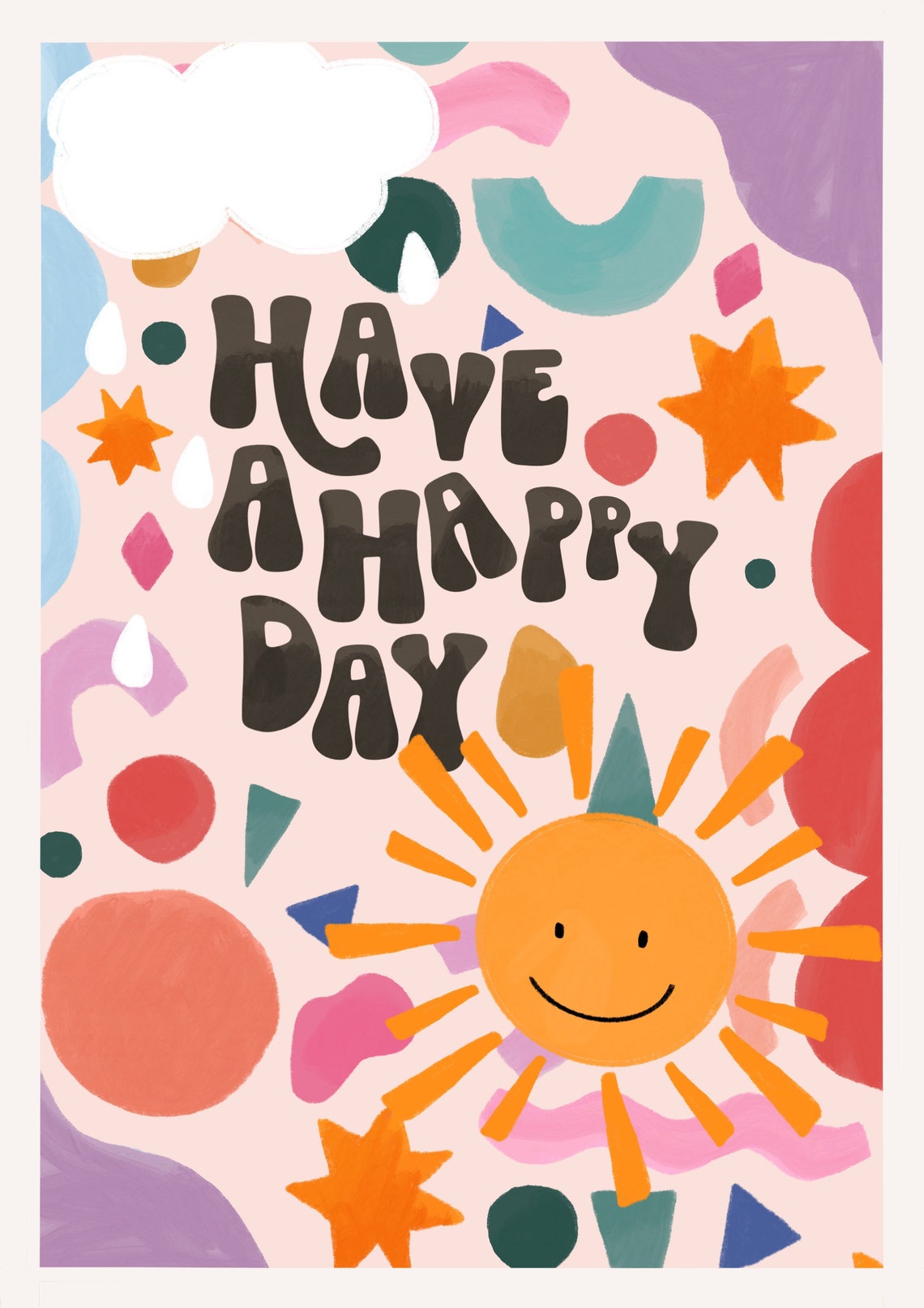 Have a Happy Day / Children’s Wall Art / Kids Prints / Children’s ...