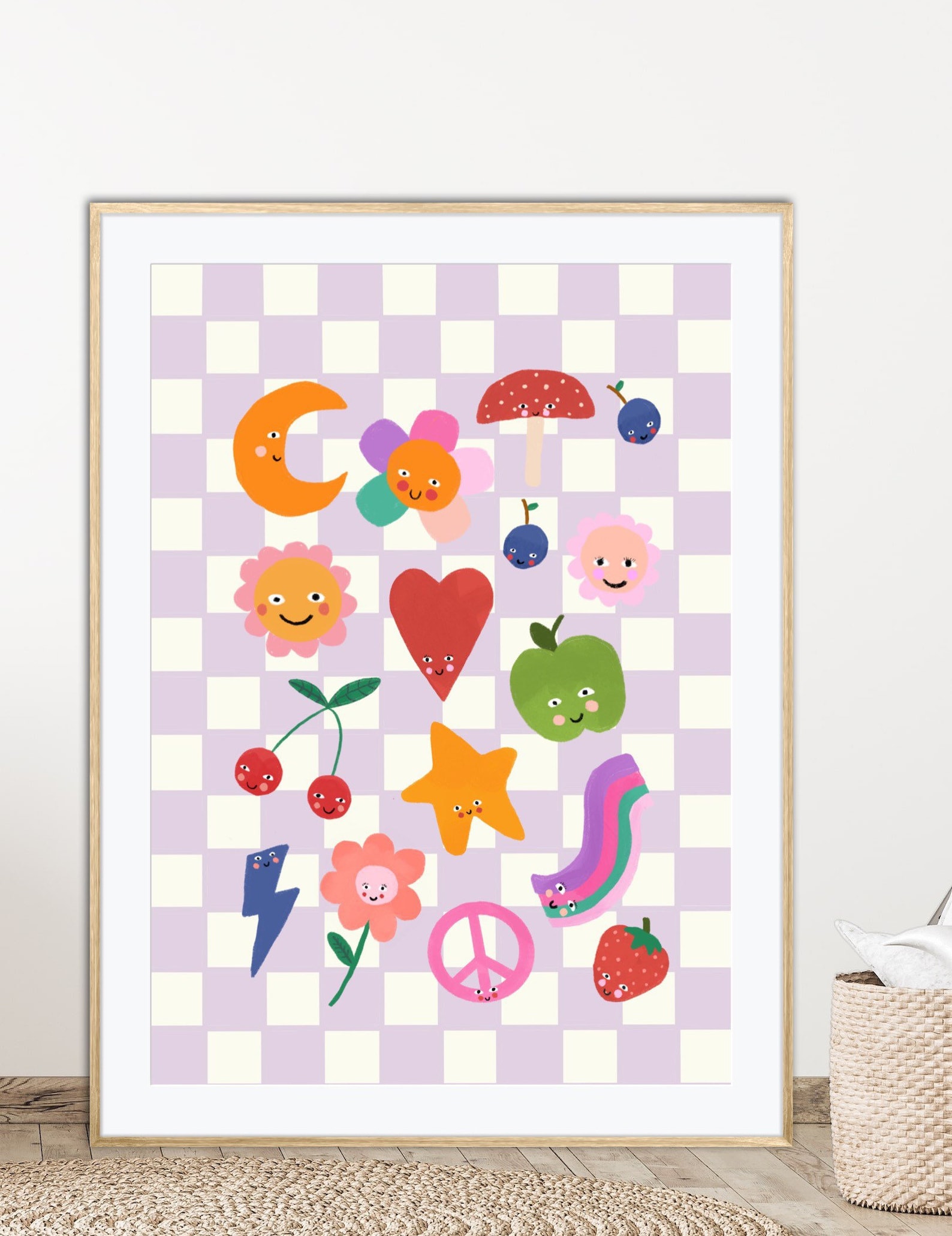Peace and Love Print, Children’s Wall Art, Nursery Decor - Etsy