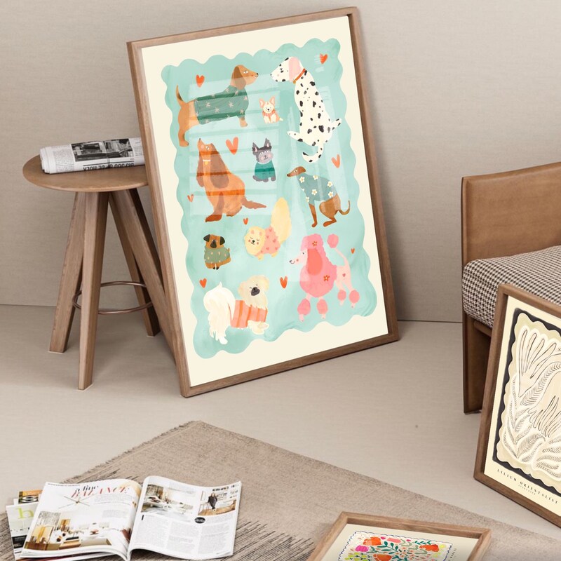 Dog Nursery Art - Etsy