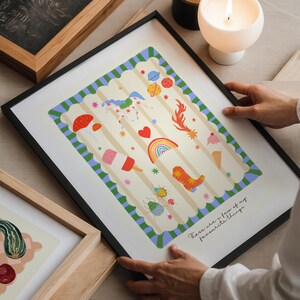 Favourite Things Art Print: Colorful Kids Room Decor - Etsy