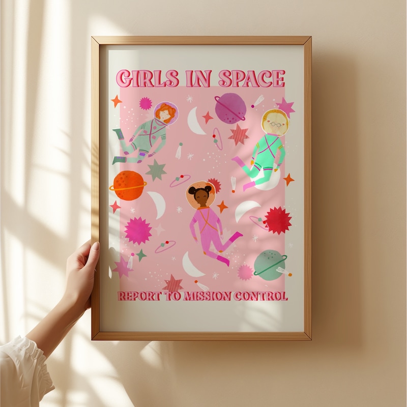 Space Room Girl - Etsy