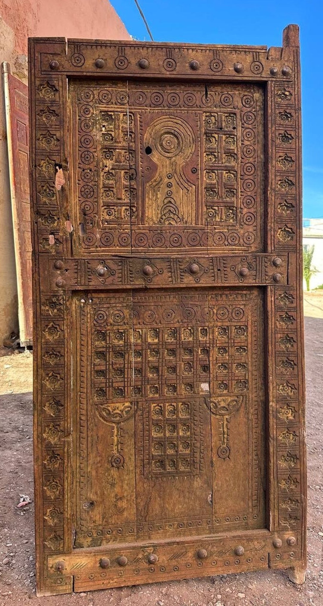 Berber Vintage Door, Moroccan Old Door, Amazigh Doors, Moroccan Doors ...