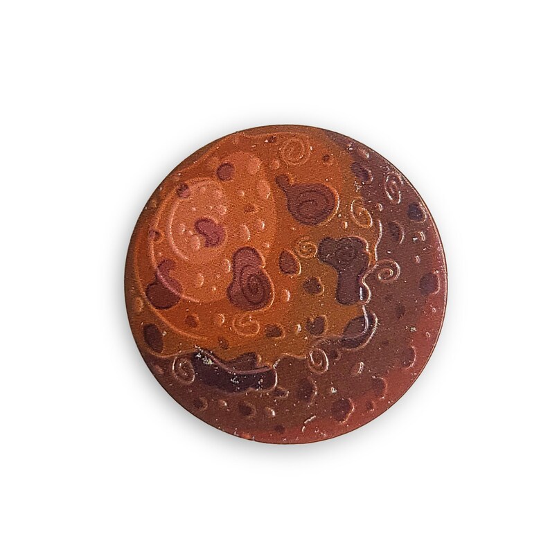 Planetary Textured Enamel Pins - Etsy
