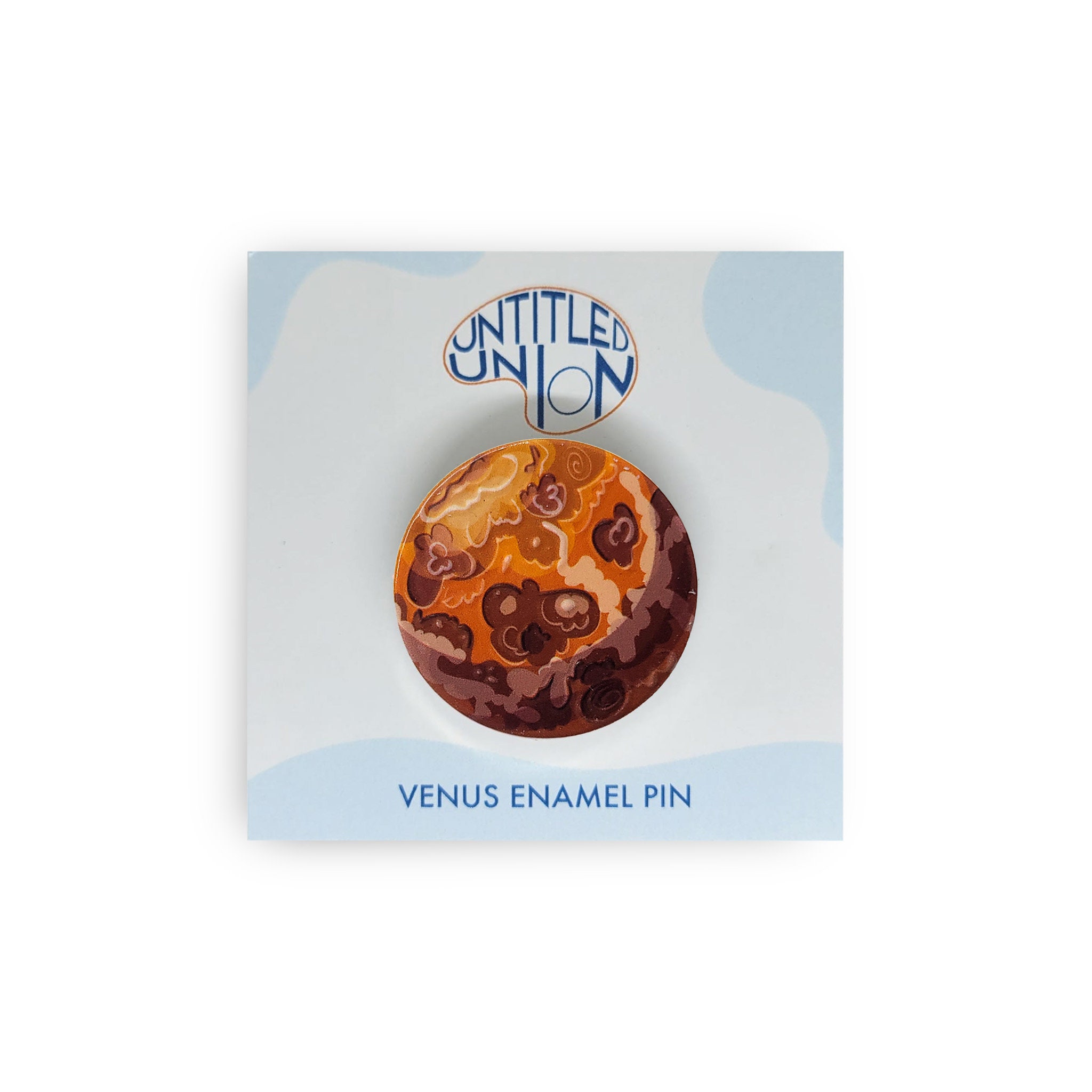 Planetary Textured Enamel Pins - Etsy