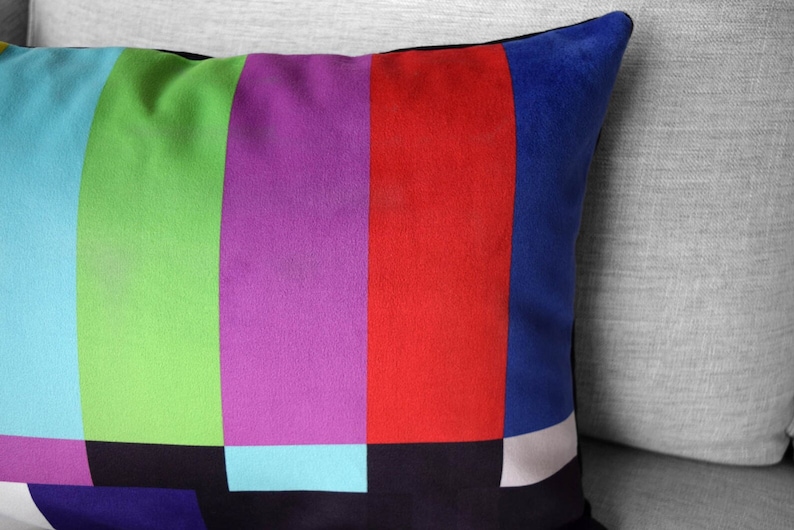 TV Color Bars and Test Pattern 14 X 20 Velveteen - Etsy