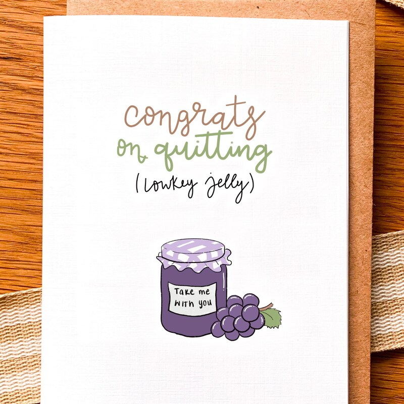 Quitting Job Card - Etsy