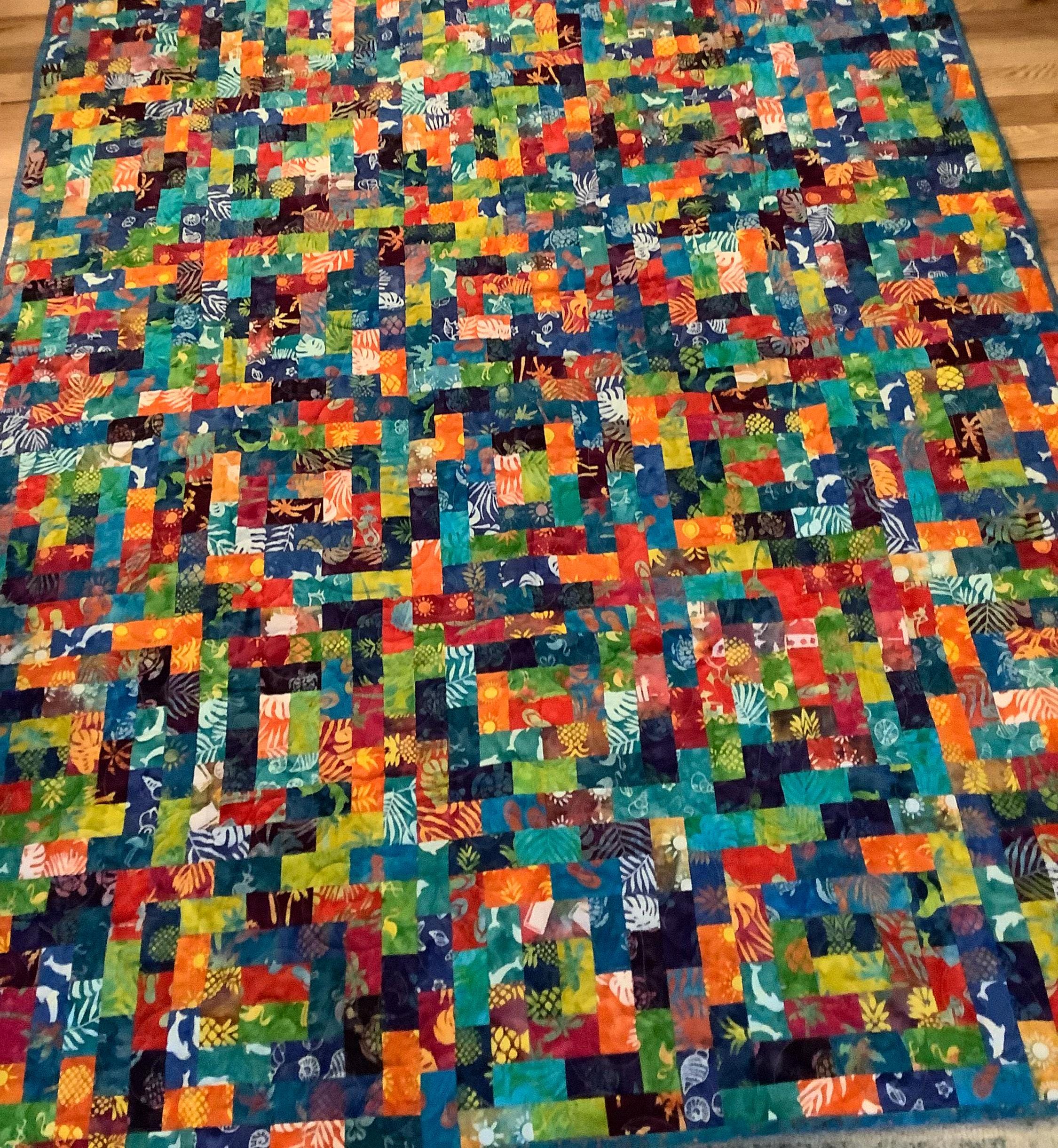Handmade 'potato Chip' Quilt - Etsy