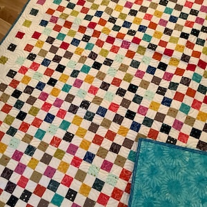 Handmade 'postage Stamp' Quilt - Etsy