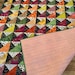 Handmade 'mardi Gras Triangle' Quilt - Etsy