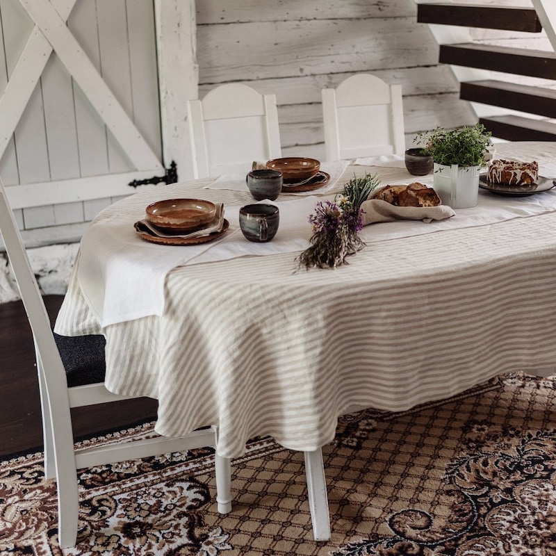 Oval Tablecloth - Etsy