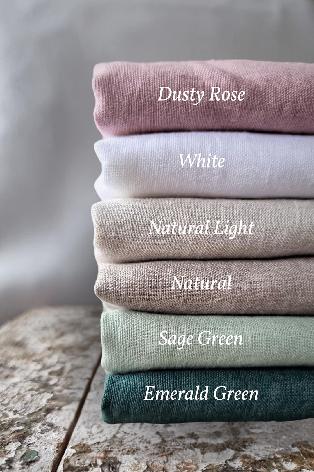 Water Resistant Drape Linen Luxury Shower Curtain With Waterproof ...