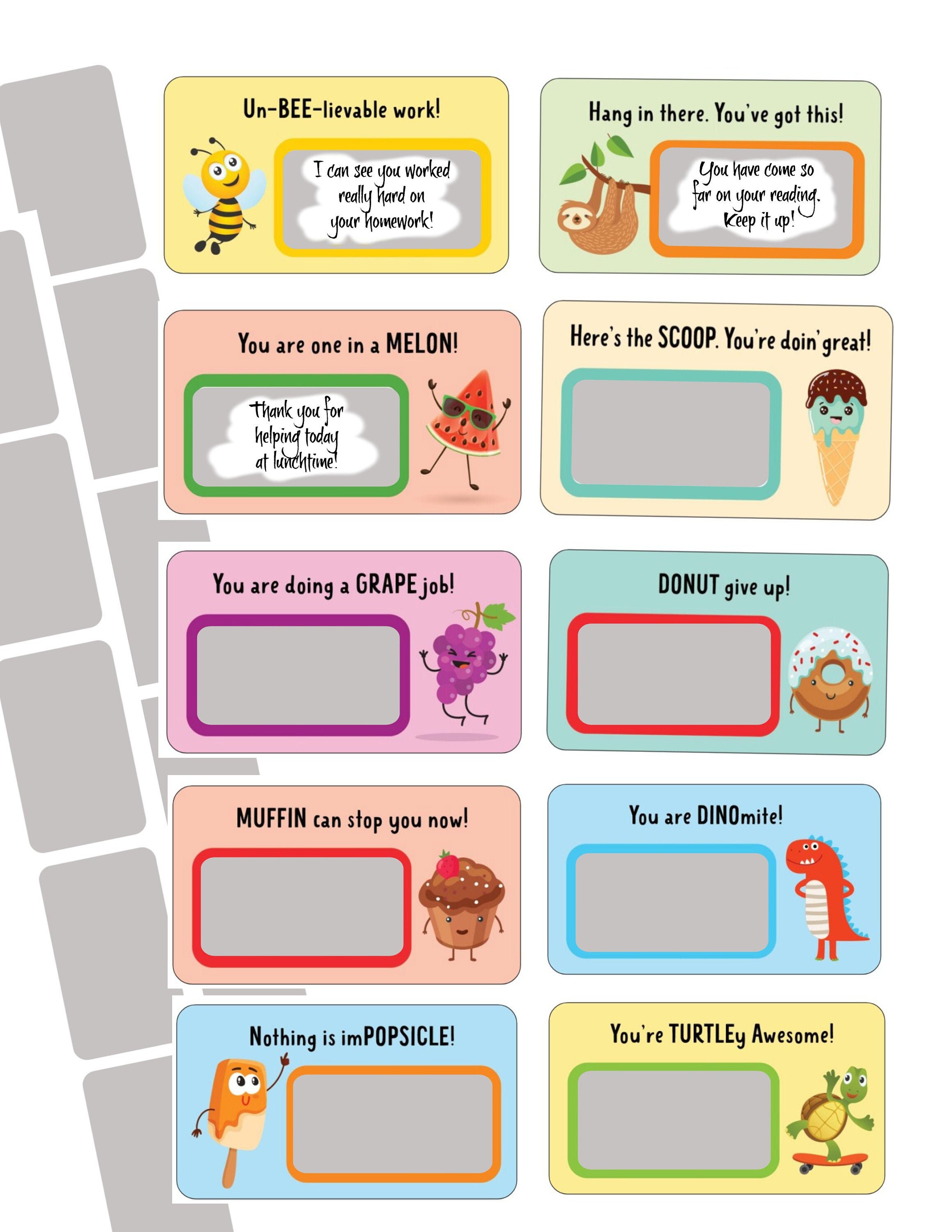 Scratch off PUN CARDS Teacher Cards Positive Affirmation - Etsy