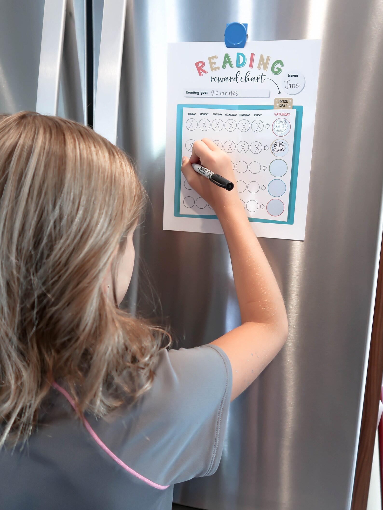 Scratch off Rewards Reading Chart 2 Pk, Kids Reward Chart, Reading ...