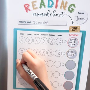 Scratch off Rewards Reading Chart 2 Pk, Kids Reward Chart, Reading ...