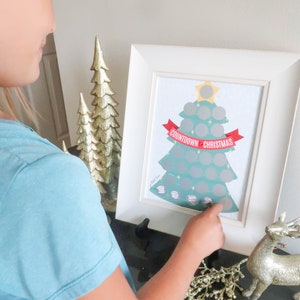 Scratch OFF Christmas Tree Advent Calendar, Christmas Countdown ...