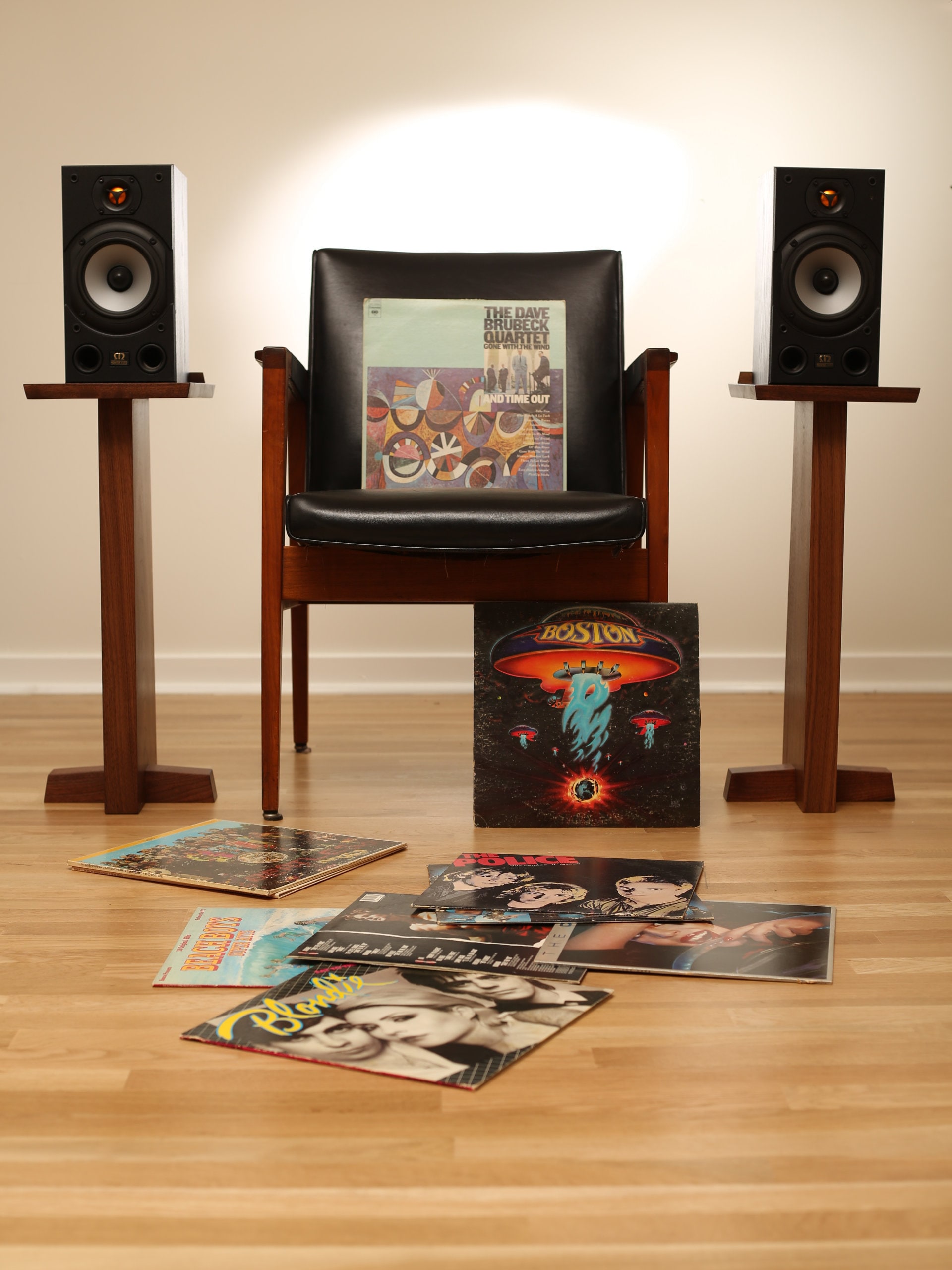 Tall Speaker Stands Walnut Hardwood - Etsy