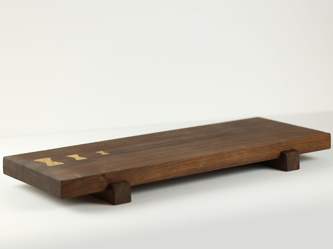 Walnut Wood Sushi Tray a Versatile Piece Perfect for Sushi - Etsy