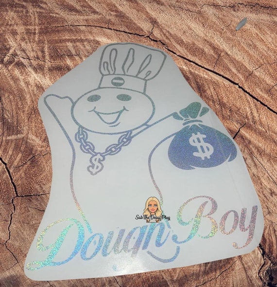 Bumper Stickers Paper Dough Boy Money Bag Vinyl Decal Sticker Dough Boy ...