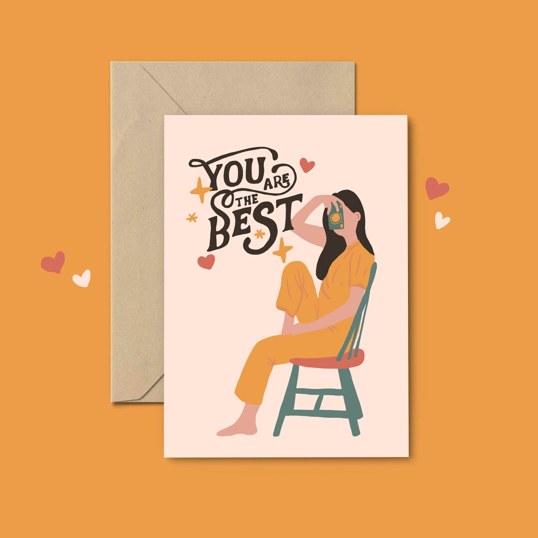 Printable Girl Power Card You Are the Best Feminist Card - Etsy