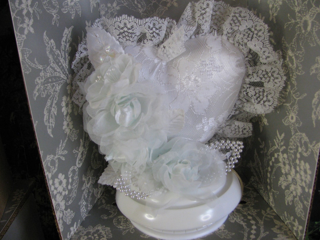 Vintage Wilton Wedding Cake Toppers-bridal Waltz-chapel Mirrored ...