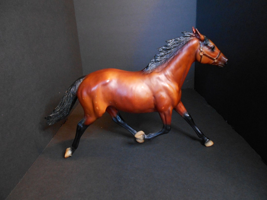 Dan Patch Famous Standardbred Pacer-breyer 1990 Bay Stallion Model 819 ...