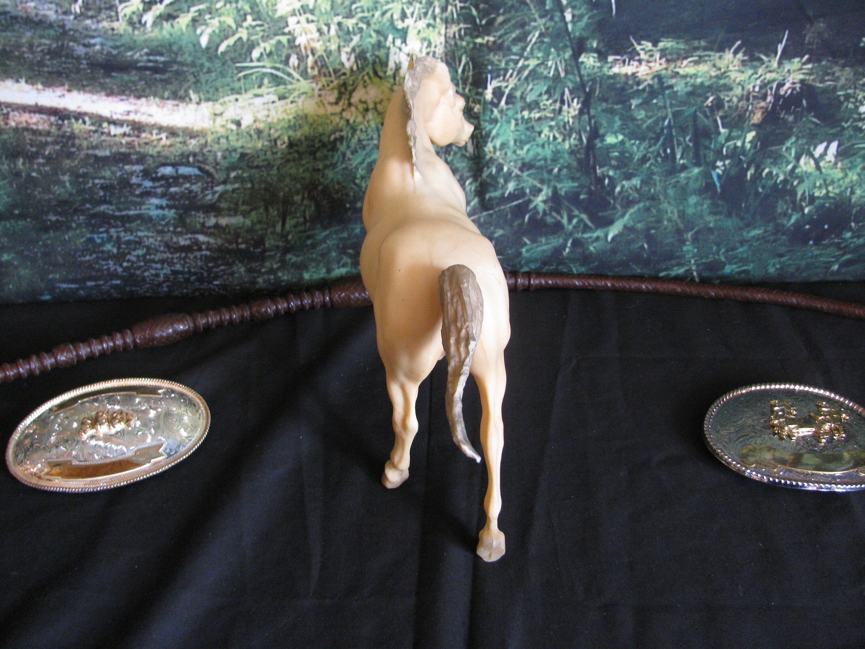 Vintage 1982 Breyer 210 Alabaster Running Unicorn Modded Back to 125 ...