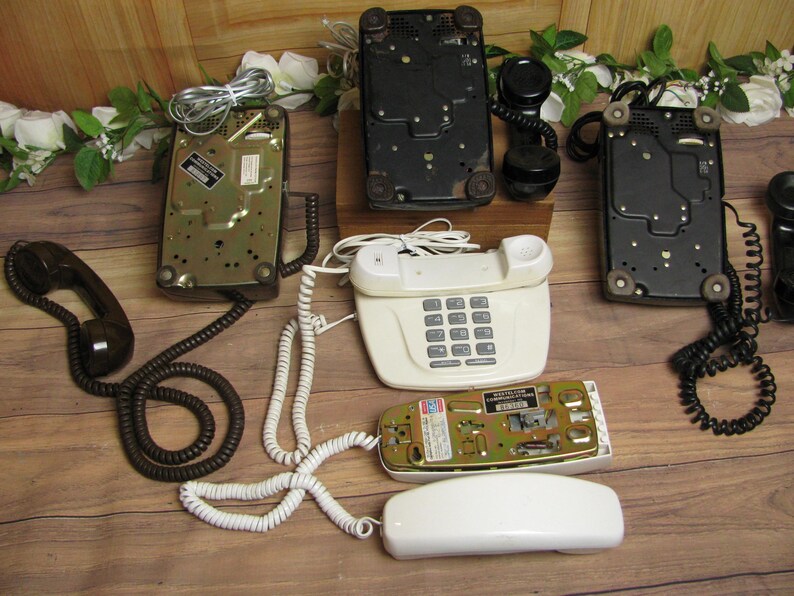 Vintage Rotary Desk/table Telephones-black-western Electric-bell ...