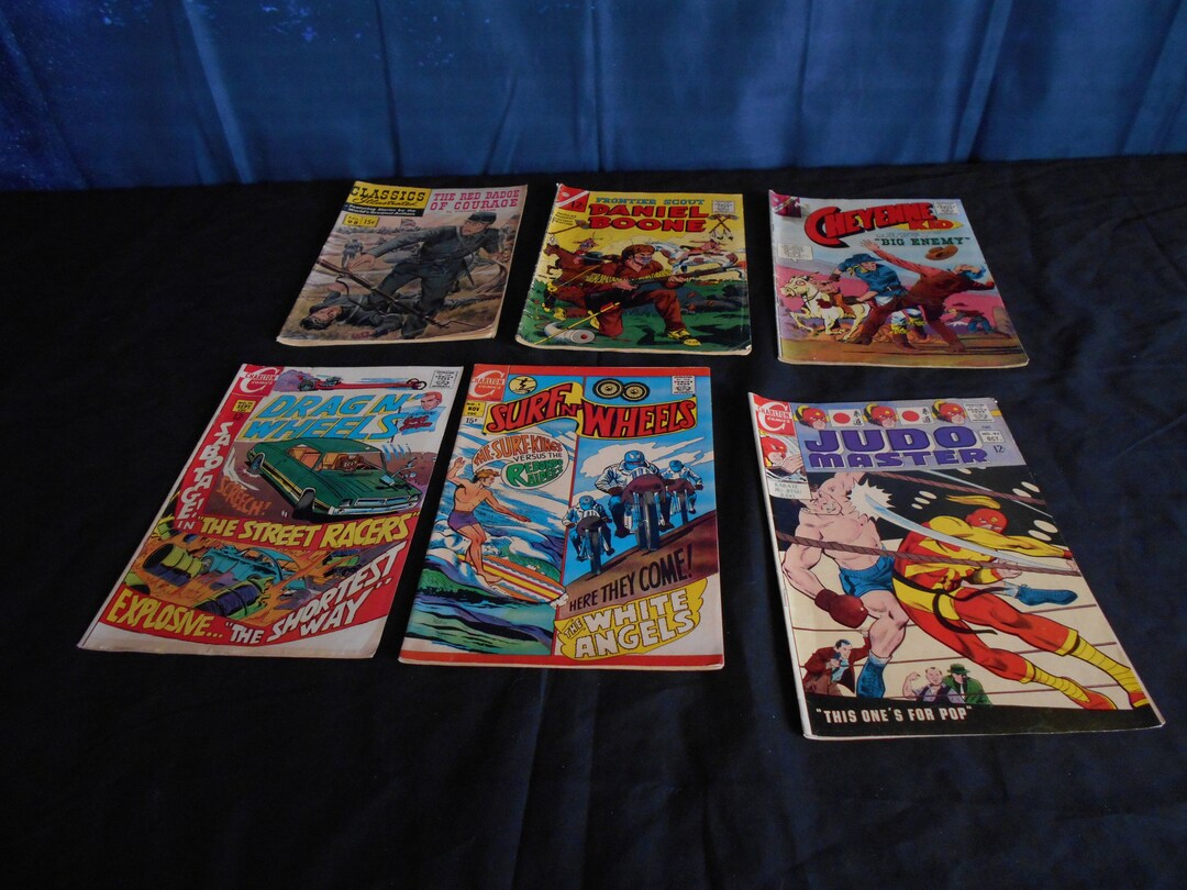 25 Vintage Comic Books Archie-dennis the Menace-superman-batman-flash ...