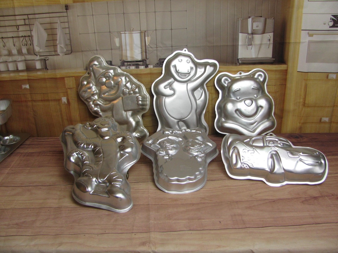 Vintage Wilton Character Cake Pan/molds-sesame Street-elmo-big Bird ...