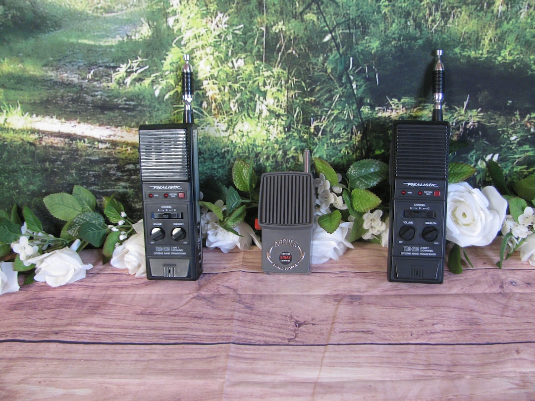 Vintage Realistic Radio Shack TRC-219 3 Watt 3 Channel Citizens Band ...