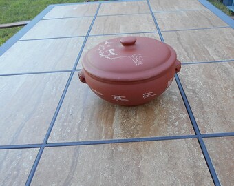 Chinese Red Clay Pot - Etsy