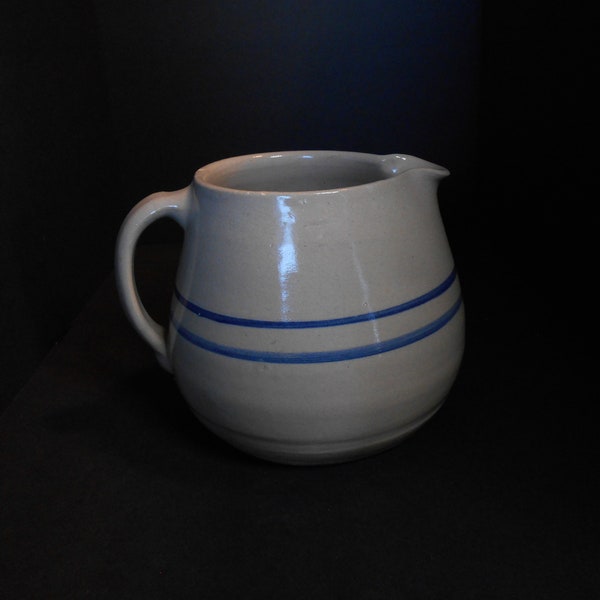 Blue Ceramic Pitcher - Etsy