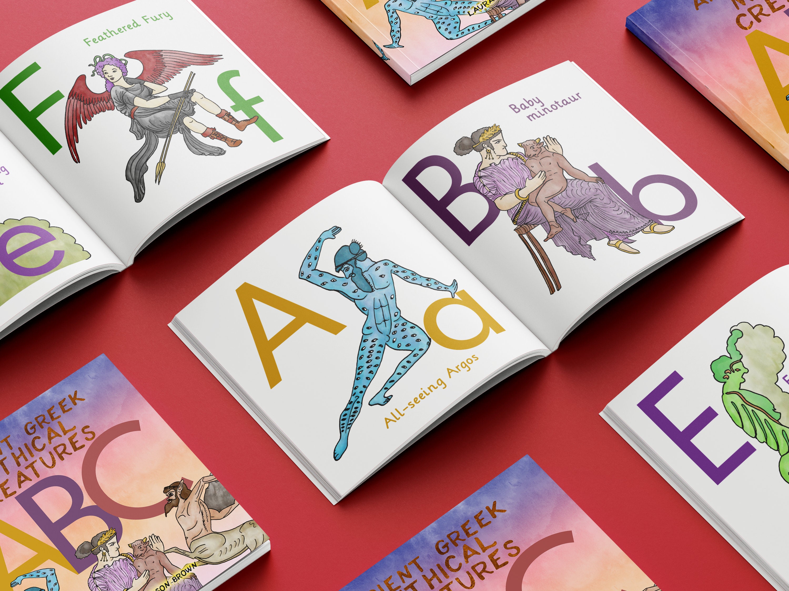 Ancient Greek Mythical Creatures Colouring and ABC Christmas Book ...