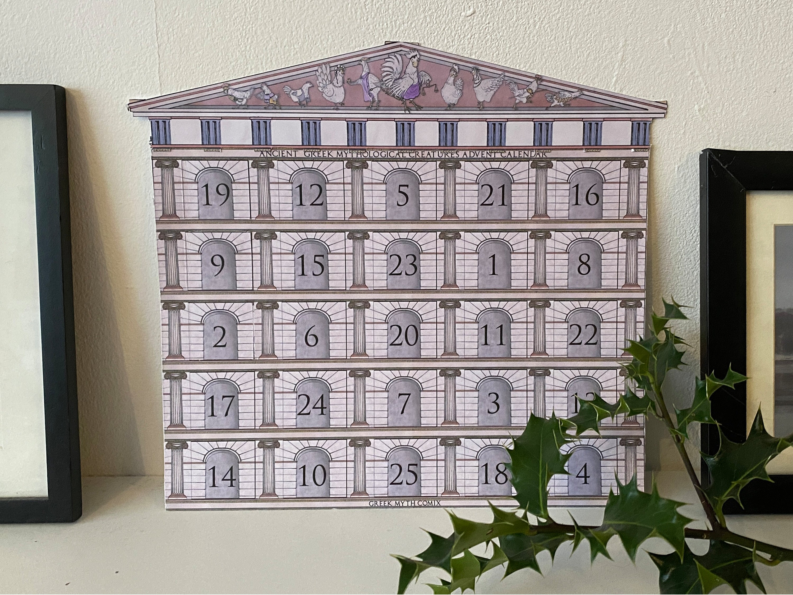 Ancient Greek Mythological Creatures Advent Calendar - Digital Download ...