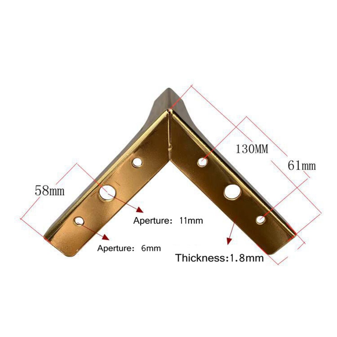 Golden Cabinet Feet Furniture Bases Replaceable Stand DIY Sofa - Etsy