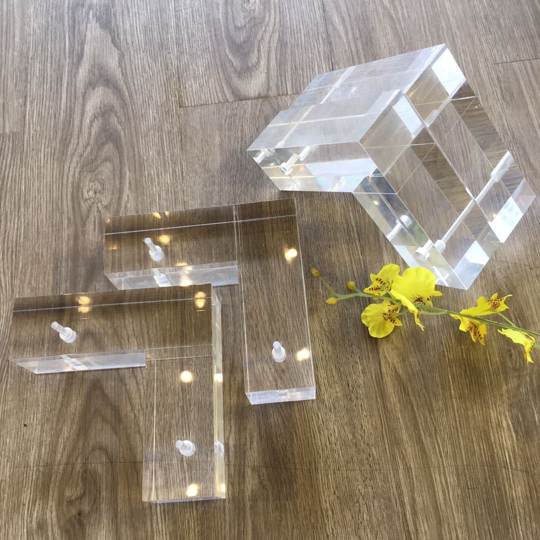 4pcs Sofa Legs Crystal Foot , Acrylic Furniture, Bed Foot, Bathroom ...