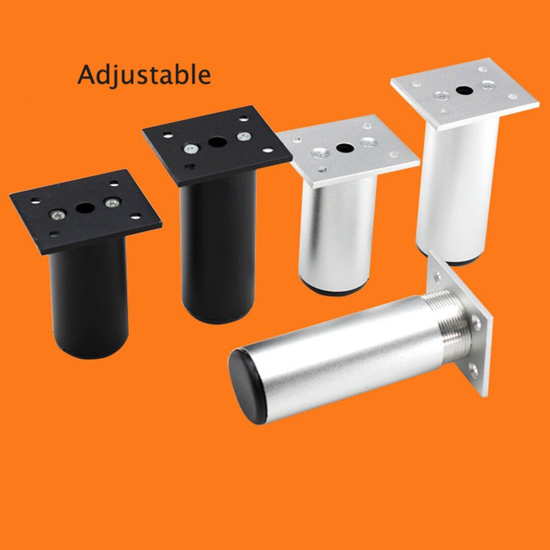 4pcs Table Furniture Legs Metal Adjustable Foot,bathroom Cabinet Foot ...