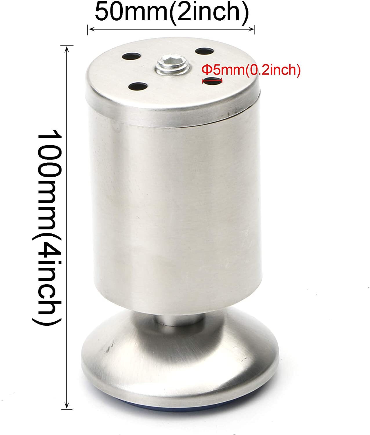 4pcs Stainless steel feetmetal table feet aluminium legs | Etsy