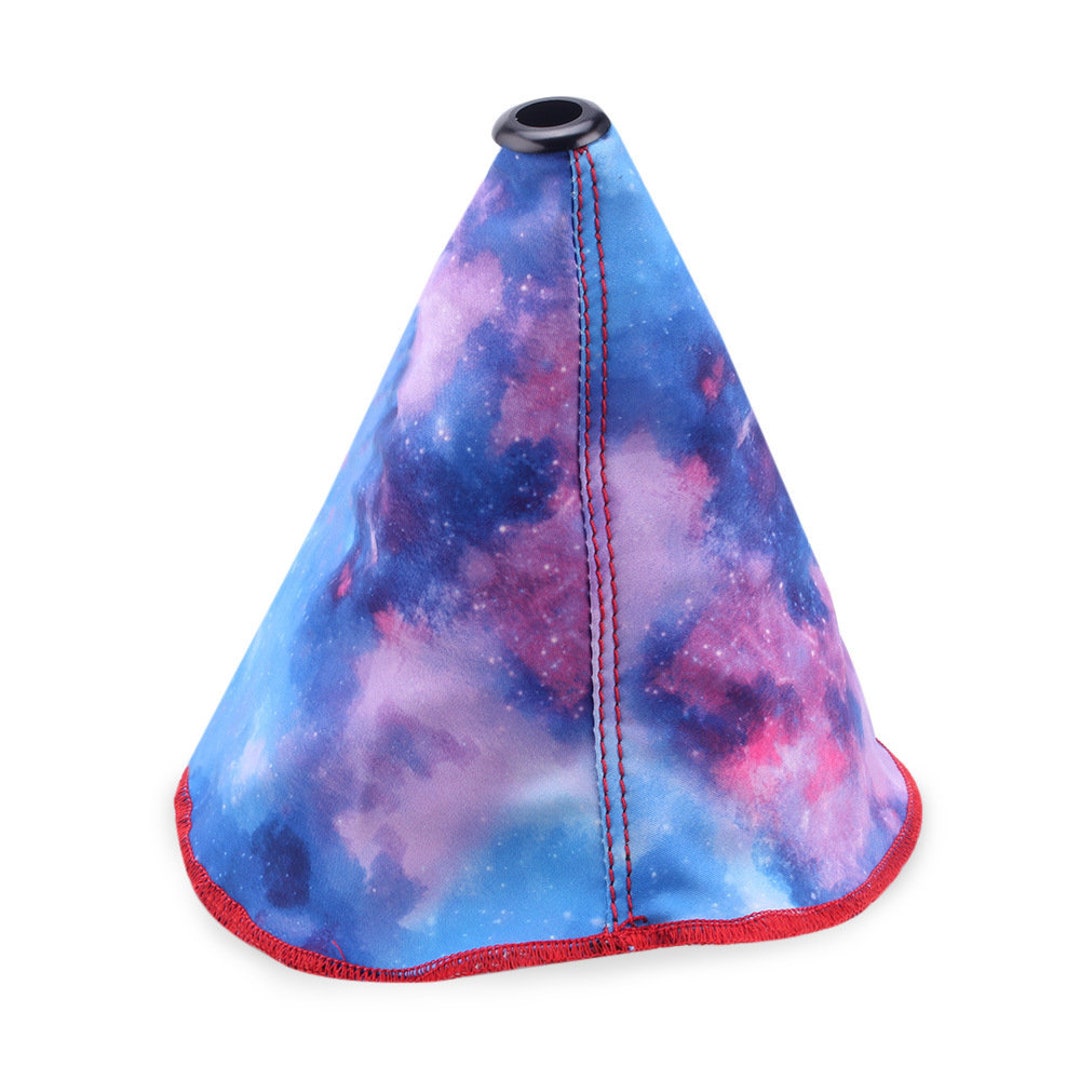 Car Gear Lever Shift Boot Cloth Cover Wave Stick Head Starry Sky Dust ...