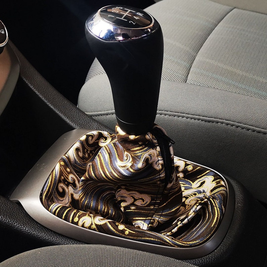 Wave Koi Fish Sakura Shift Boot Cover Universal AT/MT Transmission ...