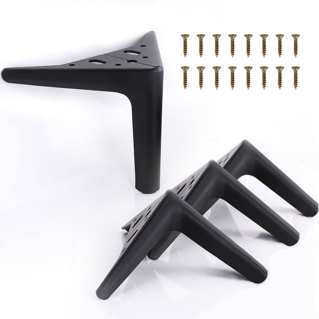 4pcs Cabinet Legs Metal Table Foot Bathroom Cabinet Feet, Support Foot ...
