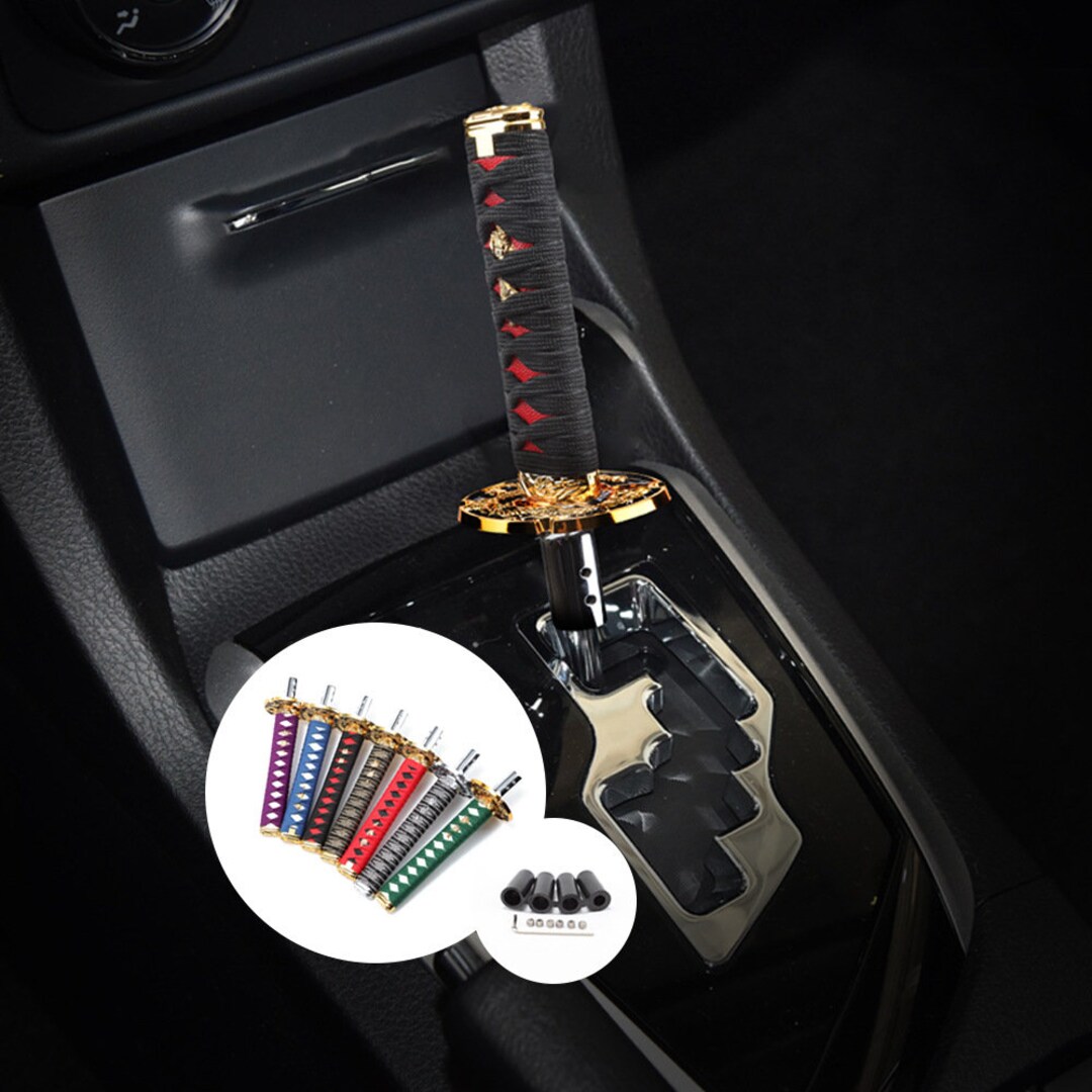 1pcs Sword Bushido Car Gear Lever Universal Shift Knob Head Manual ...