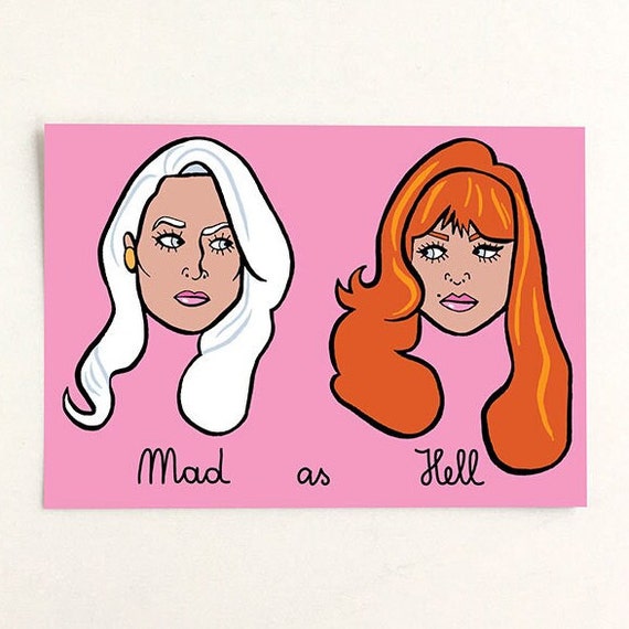 Mad as Hell Death Becomes Her Madeline Ashton & Helen - Etsy