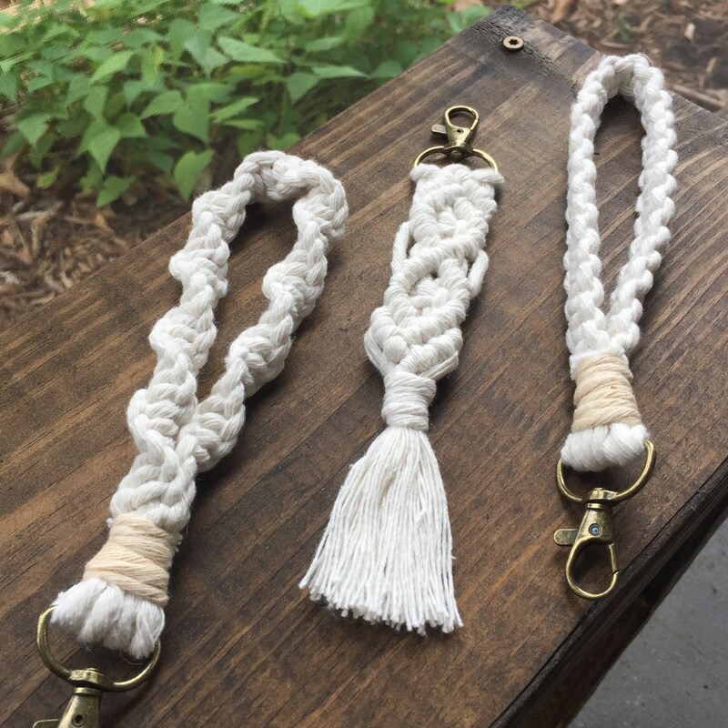 Braided Keychain - Etsy