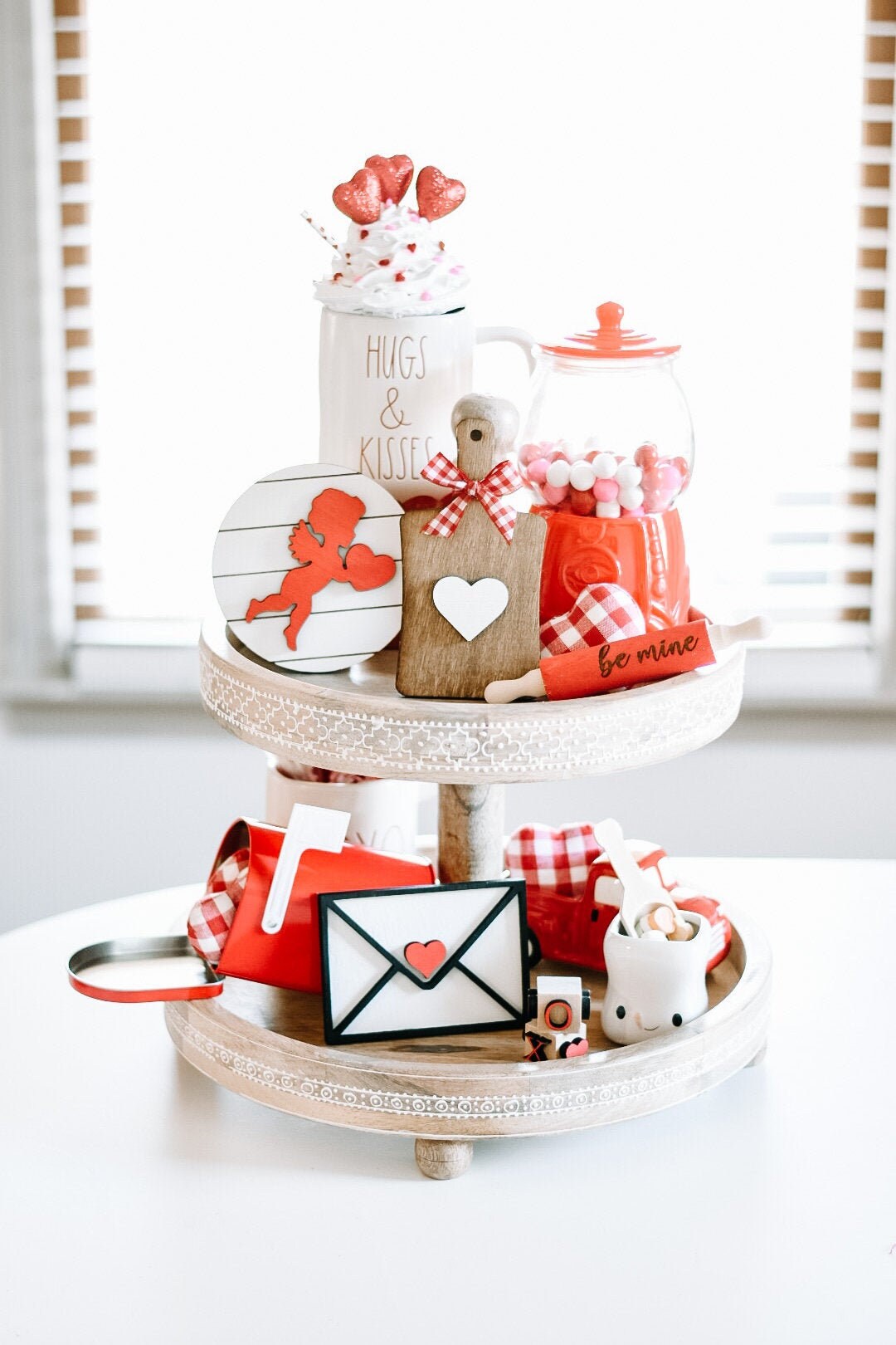 Valentine's Day Tiered Tray Decor Bundle - Etsy