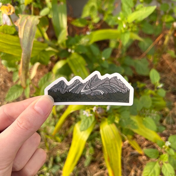 Grand Teton National Park Sticker - Etsy