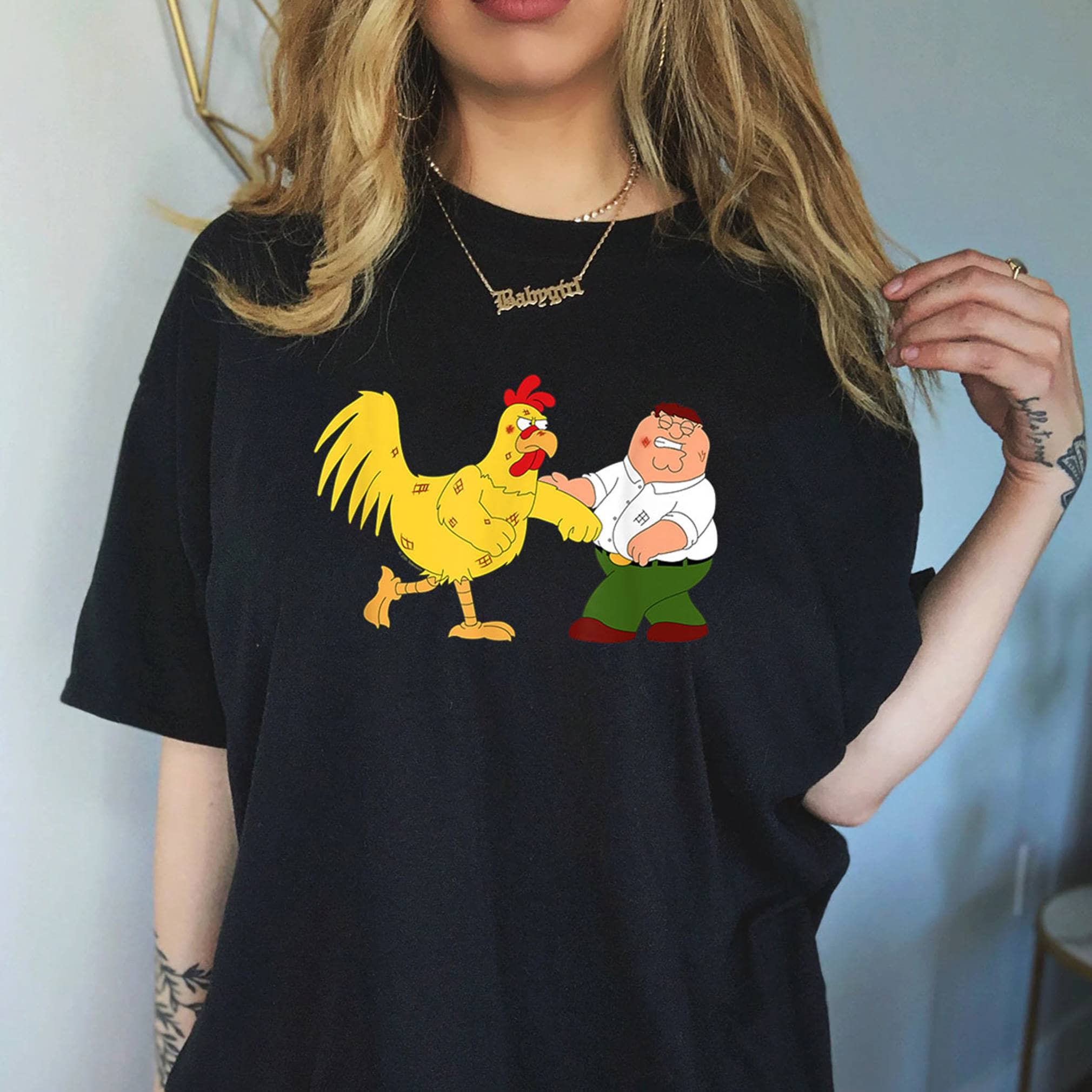 Family Guy Peter Vs Chicken